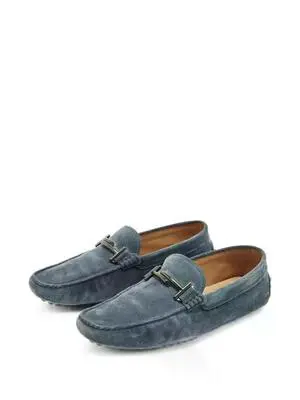 TOD'S Double T Suede Loafers