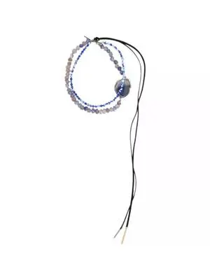 Dries Van Noten Lace Stone Necklace