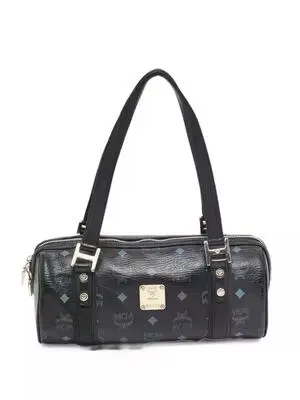Mcm Visetos Barrel Tote Bag