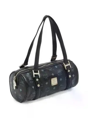 Mcm Visetos Barrel Tote Bag