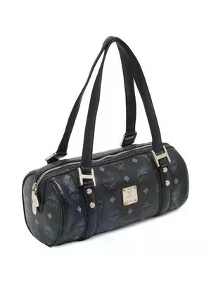 Mcm Visetos Barrel Tote Bag