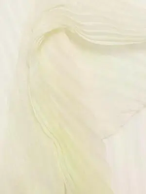 Issey Miyake Pleated Frayed Scarf - Neutrals