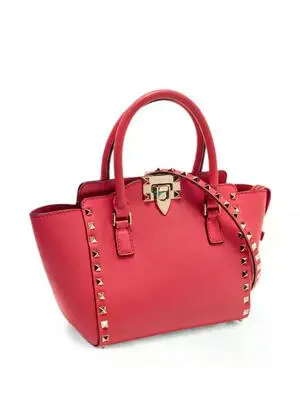 Valentino Garavani Rockstud Trapeze Tote Bag - Pink