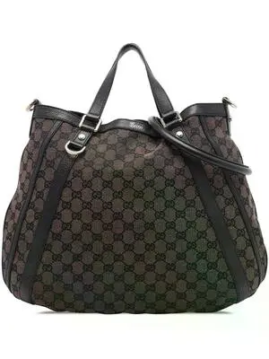 Gucci 2016-2026 Gg Canvas Abbey D Ring Convertible Satchel - Brown