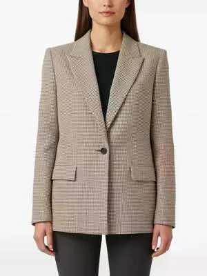 Givenchy Checked Single-breasted Blazer - Neutrals