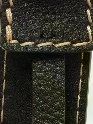 Chloé M Buckle Leather Belt