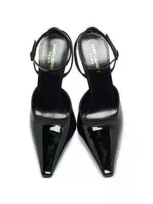 Saint Laurent Anouk Crystal-embellished Pumps