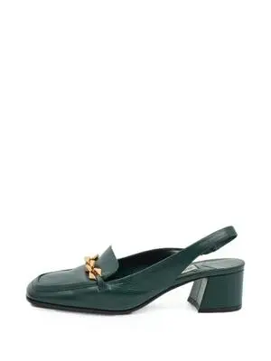JIMMY CHOO Diamond Slingback Pumps - Green