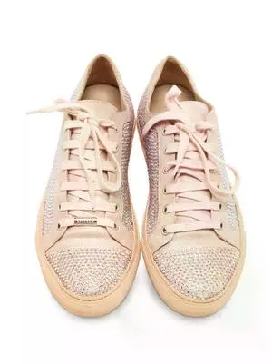 LE SILLA Crystal-embellished Low-top Sneakers