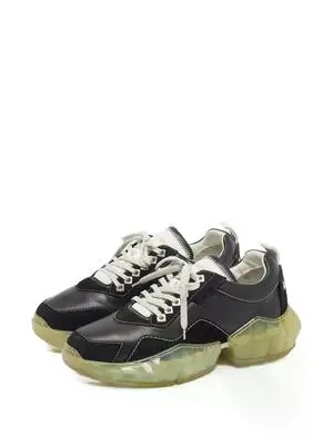 JIMMY CHOO Diamond Lace-up Sneakers - Black