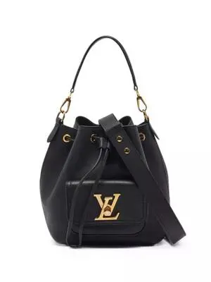 LOUIS VUITTON Lockme Drawstring Bucket Bag