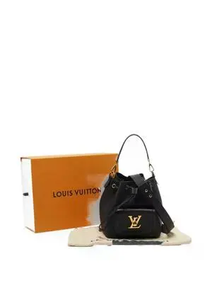 LOUIS VUITTON Lockme Drawstring Bucket Bag
