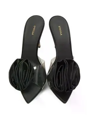 LE SILLA Rose Appliqué Sandals