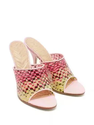 Missoni Zigzag Pattern Stiletto Heeled Sandals