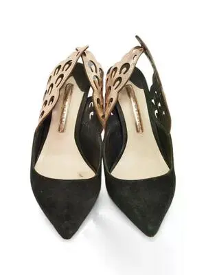 SOPHIA WEBSTER Angelo Slingback Leather Heeled Pumps