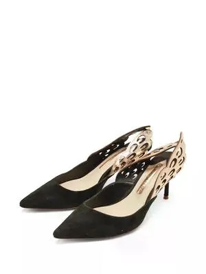 SOPHIA WEBSTER Angelo Slingback Leather Heeled Pumps