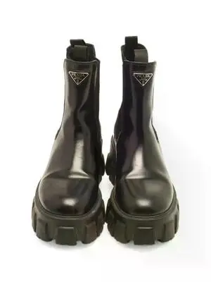 Prada Monolith Combat Ankle Boots