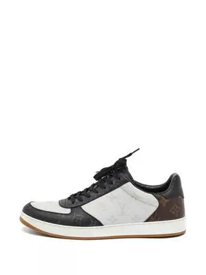 LOUIS VUITTON Rivoli Monogram Canvas Sneakers - White