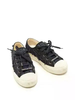 Dior Walk'n' Frayed Sneakers - Black