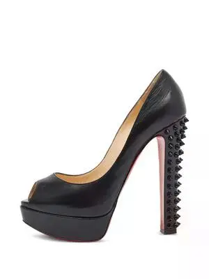 CHRISTIAN LOUBOUTIN Babel Clou Platform Pumps