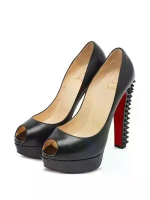 CHRISTIAN LOUBOUTIN Babel Clou Platform Pumps