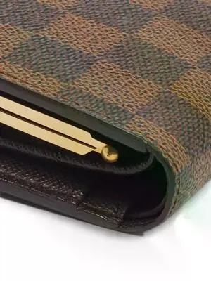 LOUIS VUITTON 2001 Damier Ebene Portefeuille Viennois Wallet