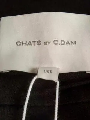 CHATS BY C.DAM Draped Jersey Maxi Dress