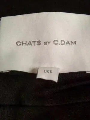 CHATS BY C.DAM Draped Jersey Maxi Dress
