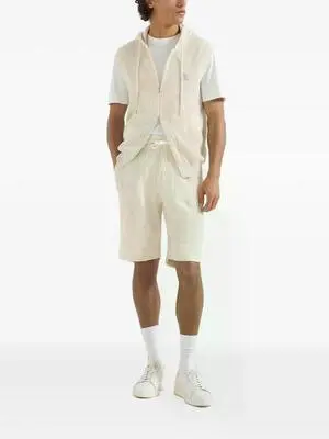 Brunello Cucinelli Cotton English Rib Knit Bermuda Shorts
