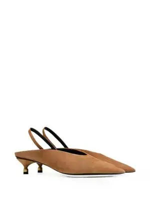 VANDA NOVAK Molly Pointed-toe Slingback Pumps