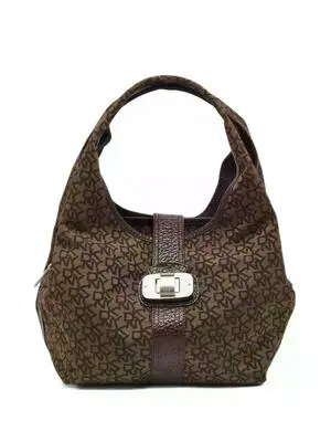 Dkny Monogram Twist-lock Tote Bag