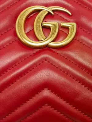 Gucci Small Gg Marmont Matelassé Camera Bag