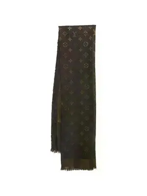 LOUIS VUITTON Monogram So Shine Shawl - Black