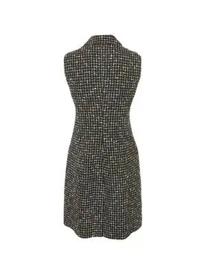 Dior Double-breasted Tweed Midi Dress