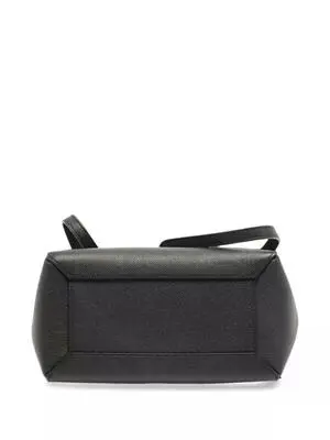 Celine Micro Belt Leather Tote Bag - Black