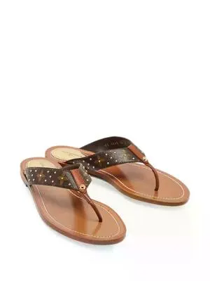 LOUIS VUITTON Monogram Sunny Thong Sandals