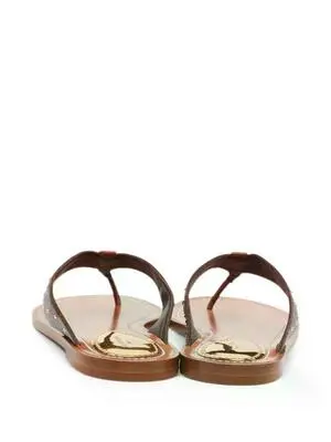 LOUIS VUITTON Monogram Sunny Thong Sandals