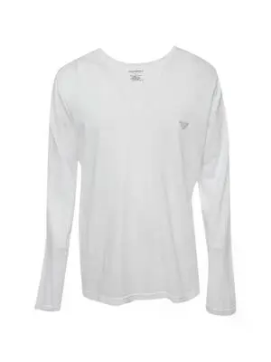 Emporio Armani Long-sleeved V-neck T-shirt
