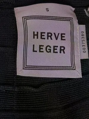 Herve Leger Bandage Short-sleeve Midi Dress