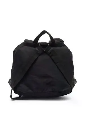 Prada Double Pocket Backpack - Black