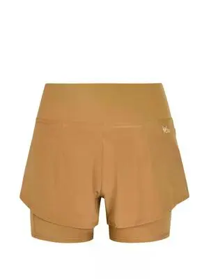 NOW YOU LIVE Ashby 2-in-1 Layered Shorts - Orange