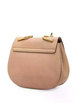 Chloé Mini Leather Drew Crossbody Bag - Pink