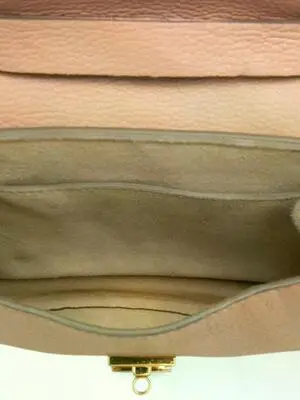 Chloé Mini Leather Drew Crossbody Bag - Pink