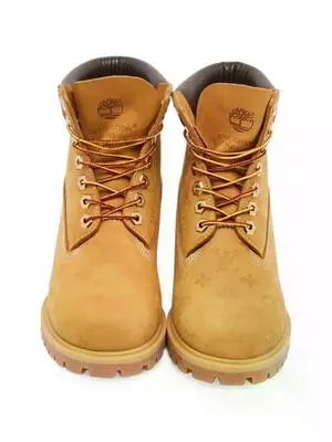 LOUIS VUITTON X Timberland Monogram Nubuck Leather Ankle Boots