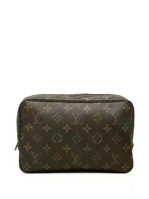 LOUIS VUITTON 1987 Monogram Troussse Toilette 23 Clutch Bag