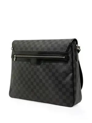LOUIS VUITTON 2009 Damier Graphite Daniel Gm Crossbody Bag