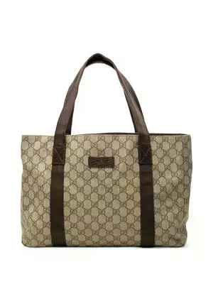 Gucci Gg Supreme Tote Bag - Neutrals