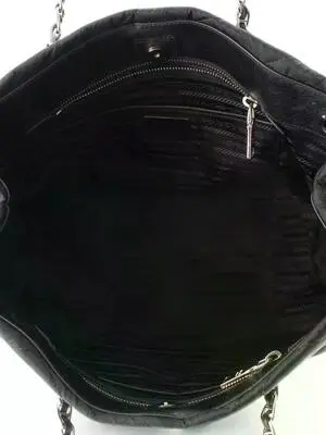 Prada Quilted Nylon Convertible Tote Satchel