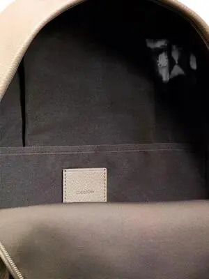 Calvin Klein Monologo Logo-patch Pebbled Backpack