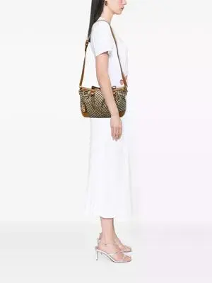 Gucci Diamante Canvas Sukey Satchel